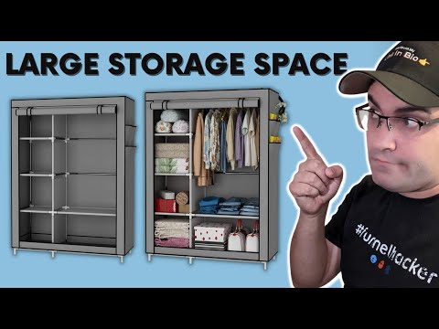 UDEAR Closet Organizer Wardrobe Review - Best Portable Clothes Closet