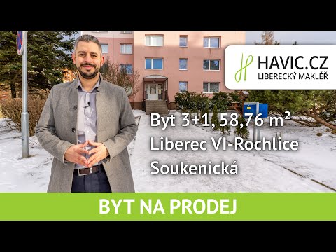 PRODÁNO - Prodej bytu 3+1, 58,76 m2, Liberec VI-Rochlice