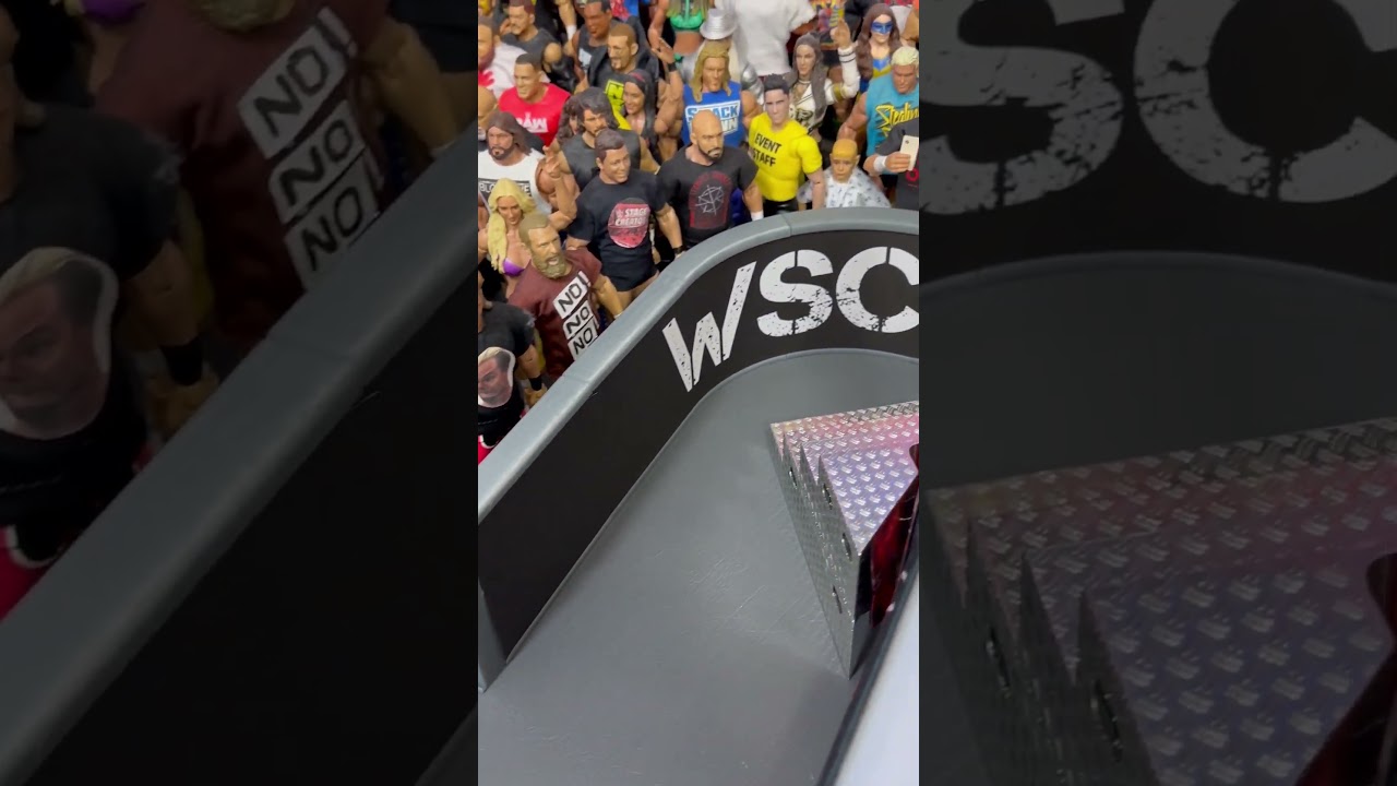 Custom LED Barricades for WWE Figures!