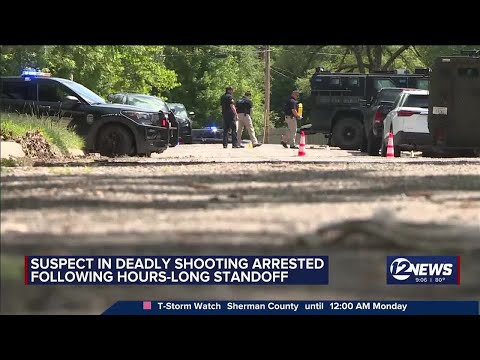1 Arrested after hour long standoff