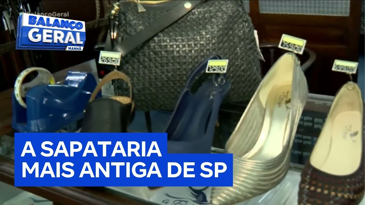 We found this in São Paulo: The oldest shoe store in the capital has been operating for 98 years.