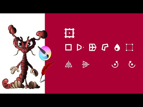 KRITA 4.4.2 WARP MODE (in-depth 2021 tutorial inside the transform tool)