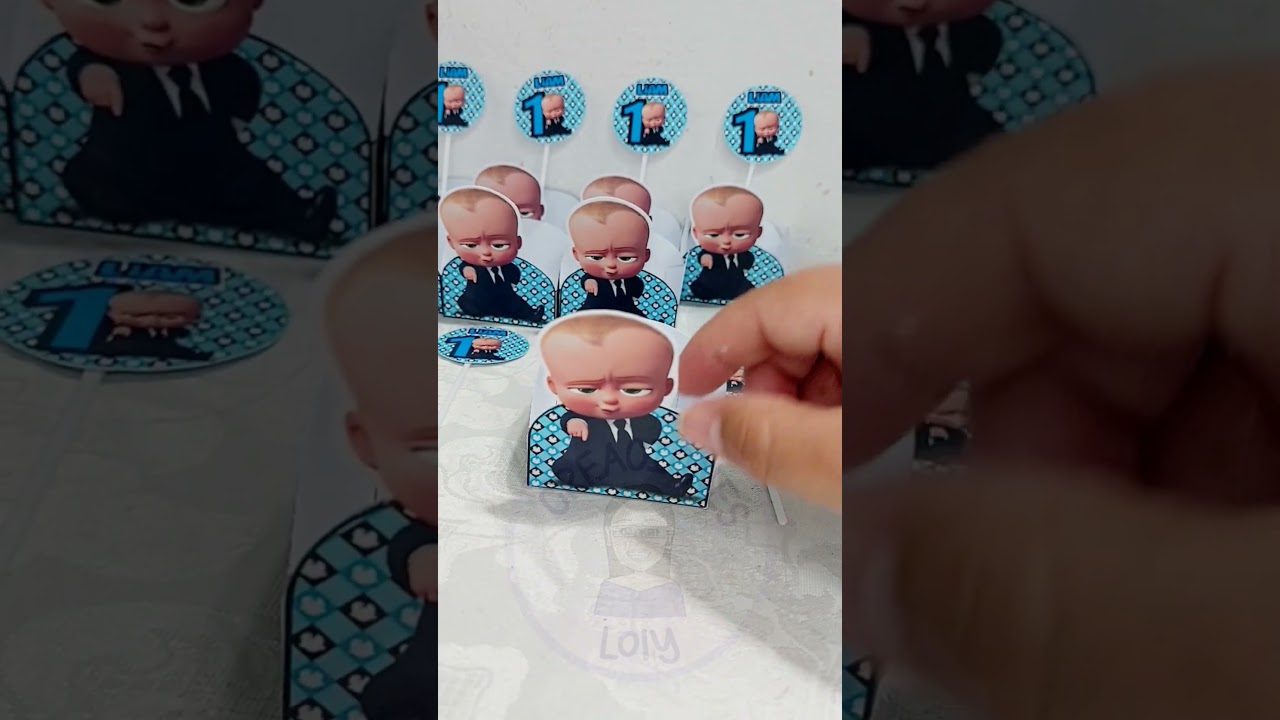 Porta Cupcakes o Magdalenas Jefe en Pañales