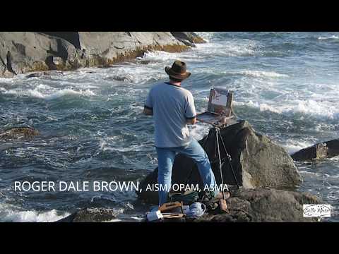 Roger Dale Brown Painting the Sunlit Harbor Trailer