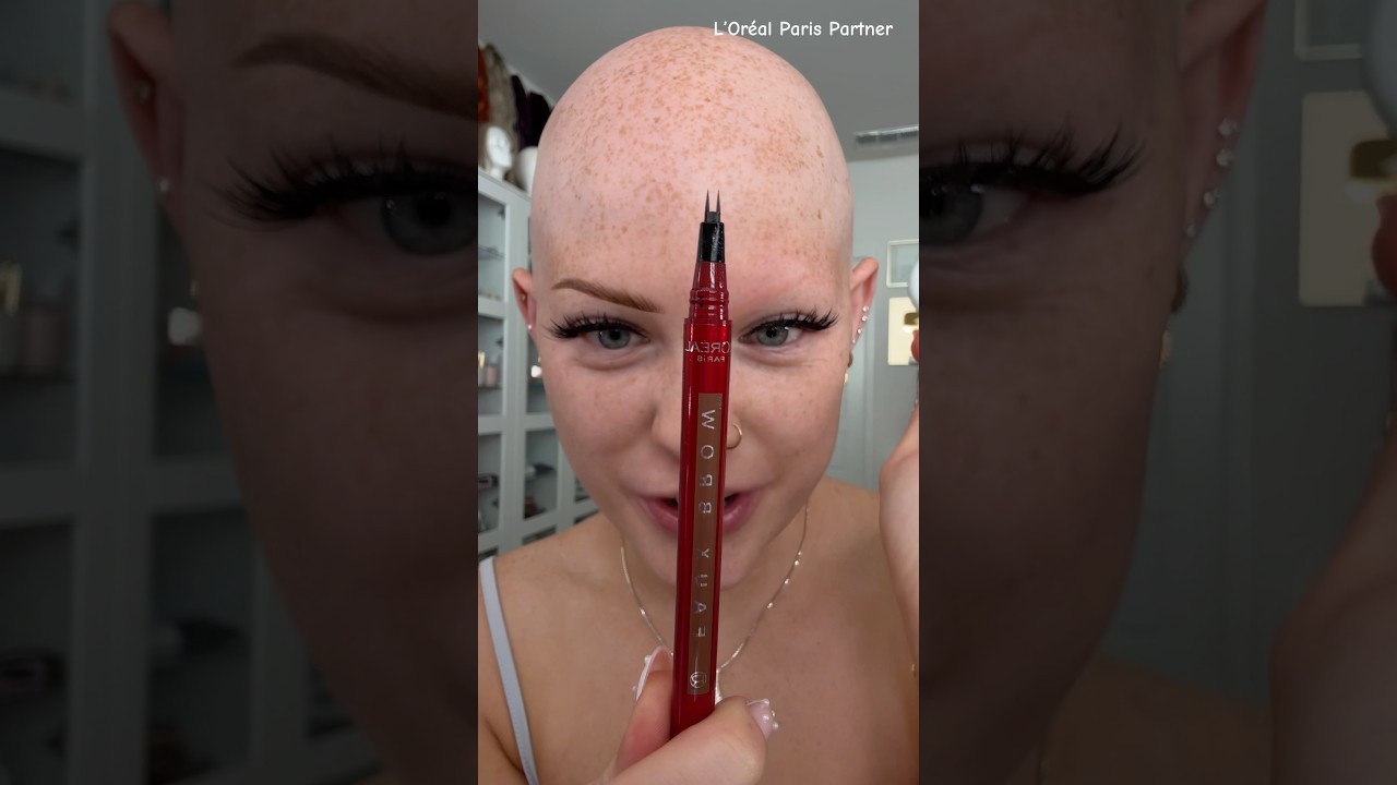 MY EYEBROWS ARE FAKE… this is how I draw them on