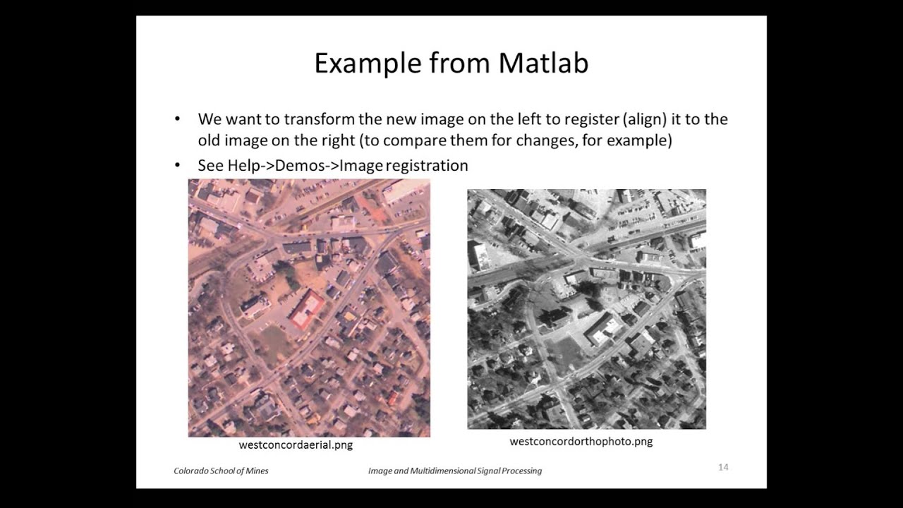 EENG 510 Lecture 04-2 Spatial Transformations