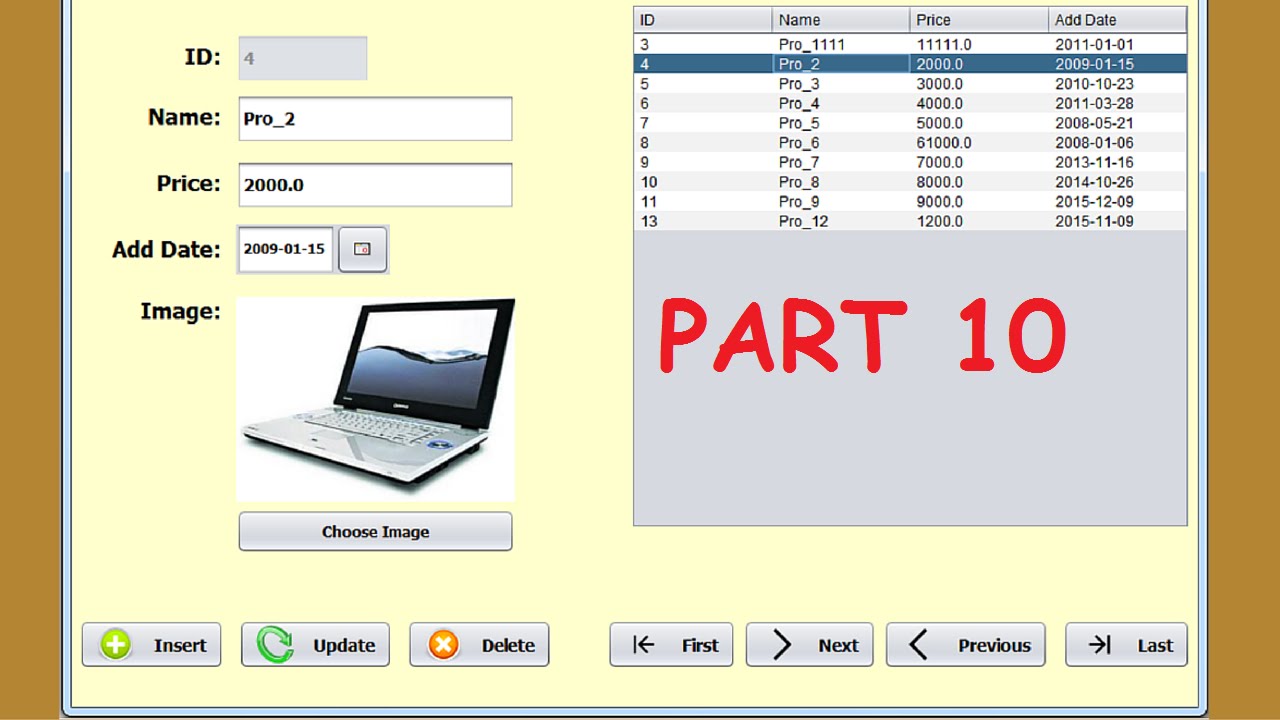 Java And Mysql Project Example - Simple Java And MySQL Database Program [With Source Code] P 10/11