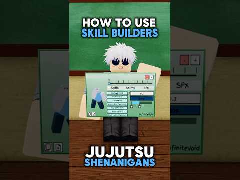 HOW TO USE SKILL BUILDERS!! #jujutsushenanigans #roblox #foryou #shenanigans #jjk #jjs #anime