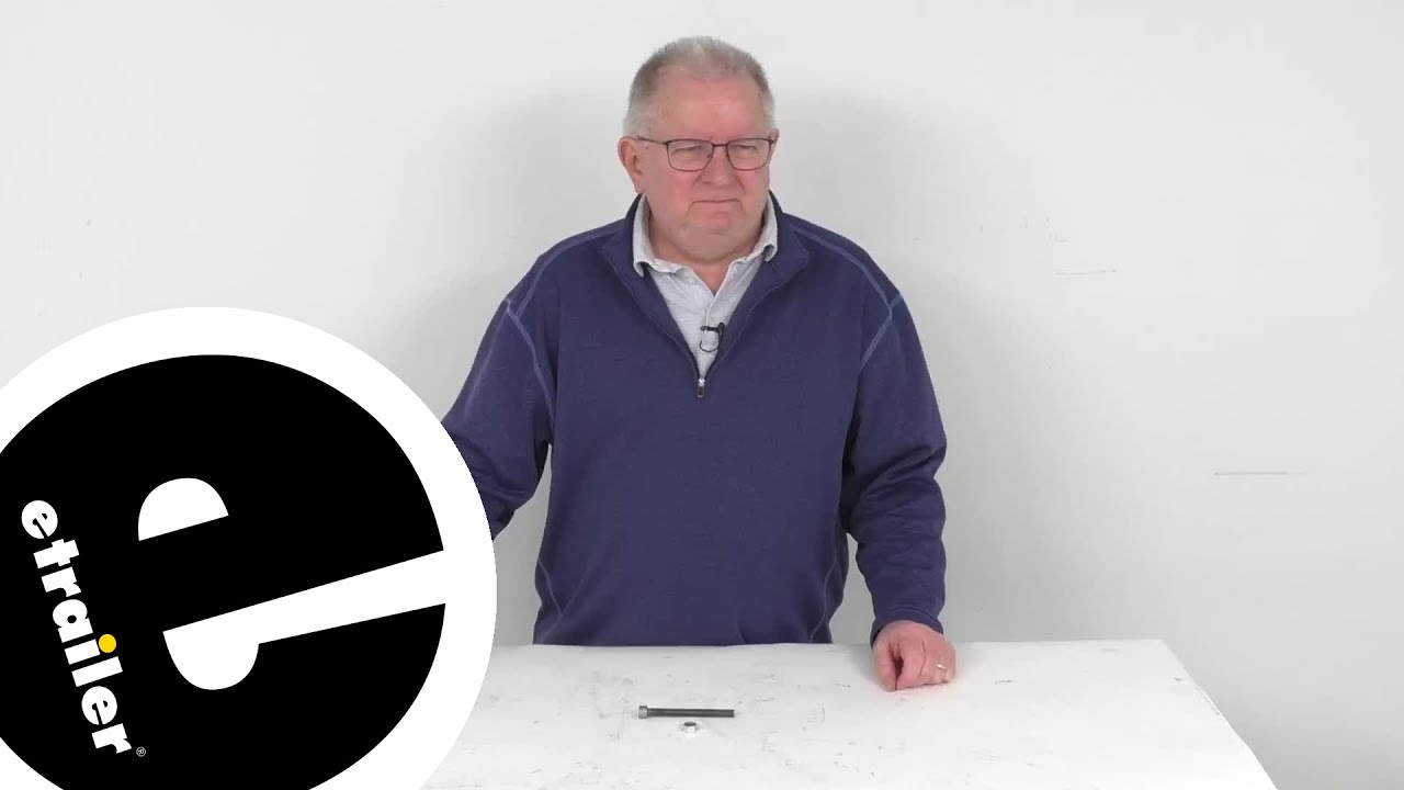 etrailer | A Closer Look at the Leaf Spring Center Tie Bolt with Nut, 3/8