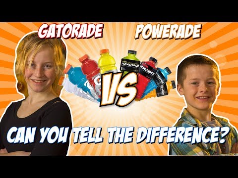 Gatorade vs Powerade: Can you tell the difference? Try not to laugh!