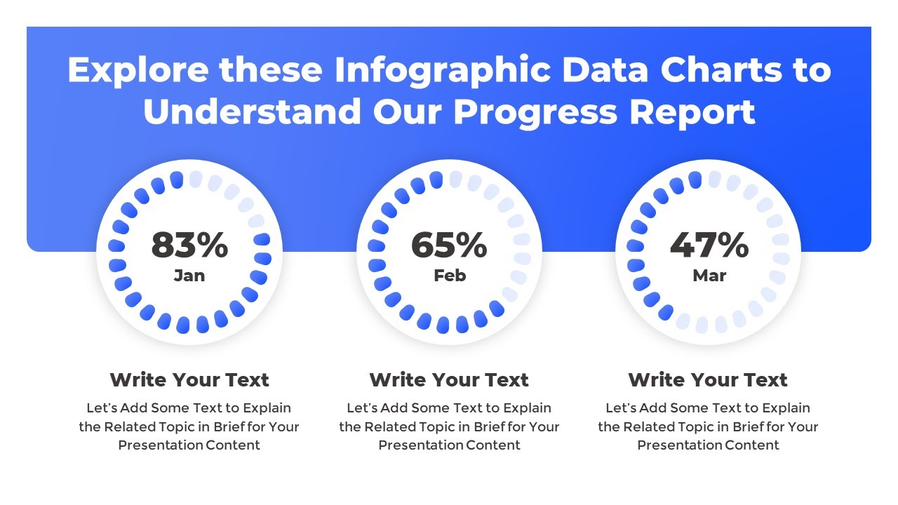 PowerPoint Progress Bar Infographic Template