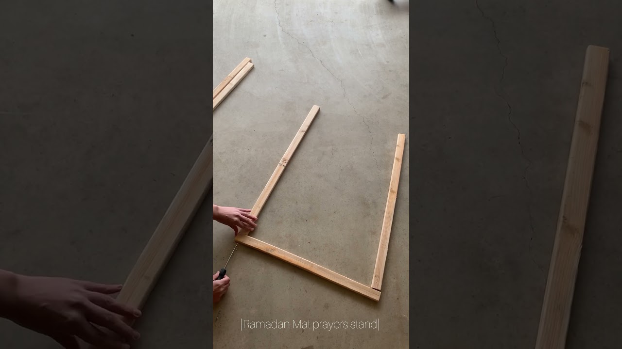 Ramadan Mat Prayers Stand #ramadancrafts #wood #ramadandecorations