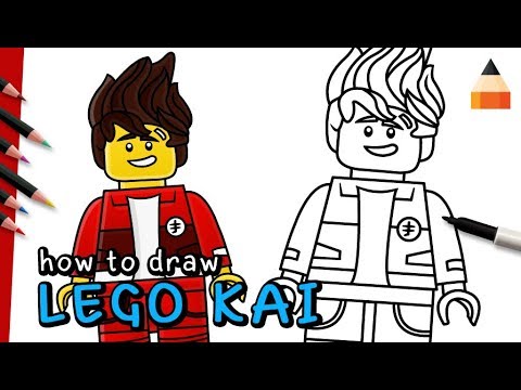 How To Draw Kai | Ninja Kai | The LEGO Ninjago Movie