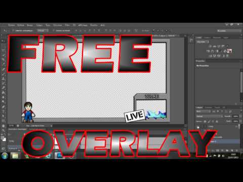 Twitch TV Stream Overlay  pour stream [PSD] : Free download