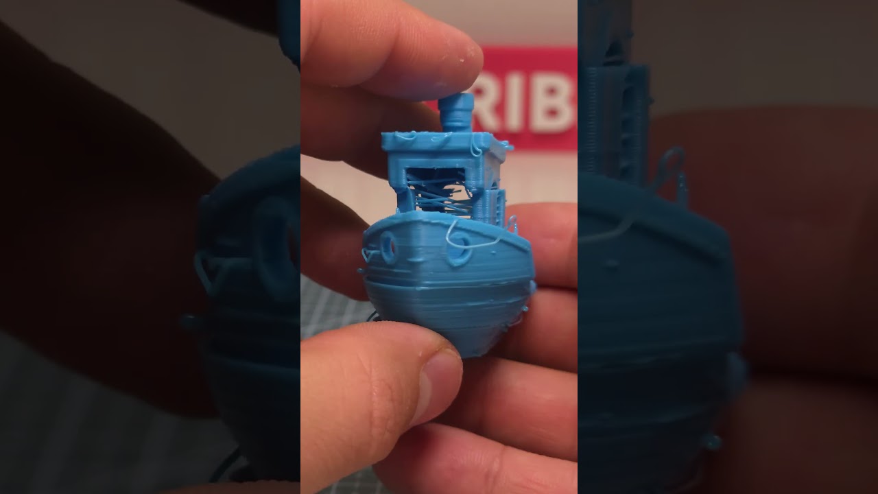 3D Printed (Worst Benchy) 🛥️  #3dprinting #diy