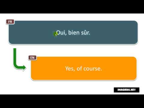 French phrase # Oui, bien sûr