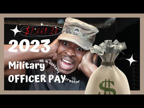 Military Officer Pay 2023…By Rank