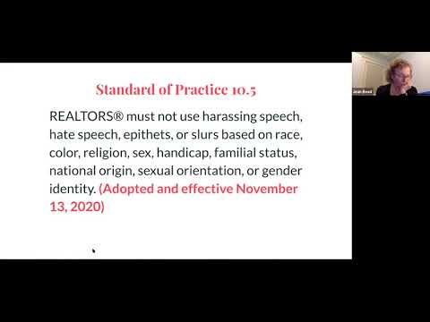 Contract Training: NAR Code of Ethics, Articles 10-14 | August 9th, 2021