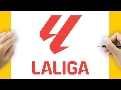 How to Draw the La Liga Logo - Step by Step Tutorial for Beginners