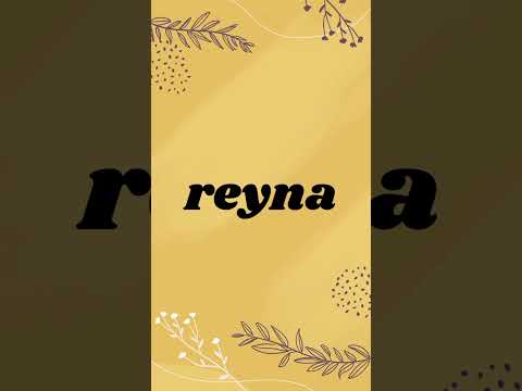 Reyna (Filipino to English)