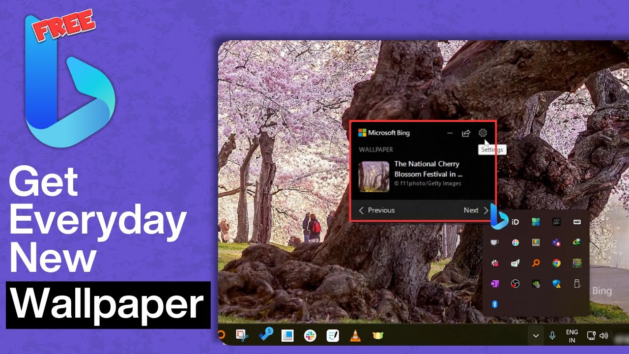 Automatically Change Your Windows Wallpaper Daily with Bing (100% FREE)