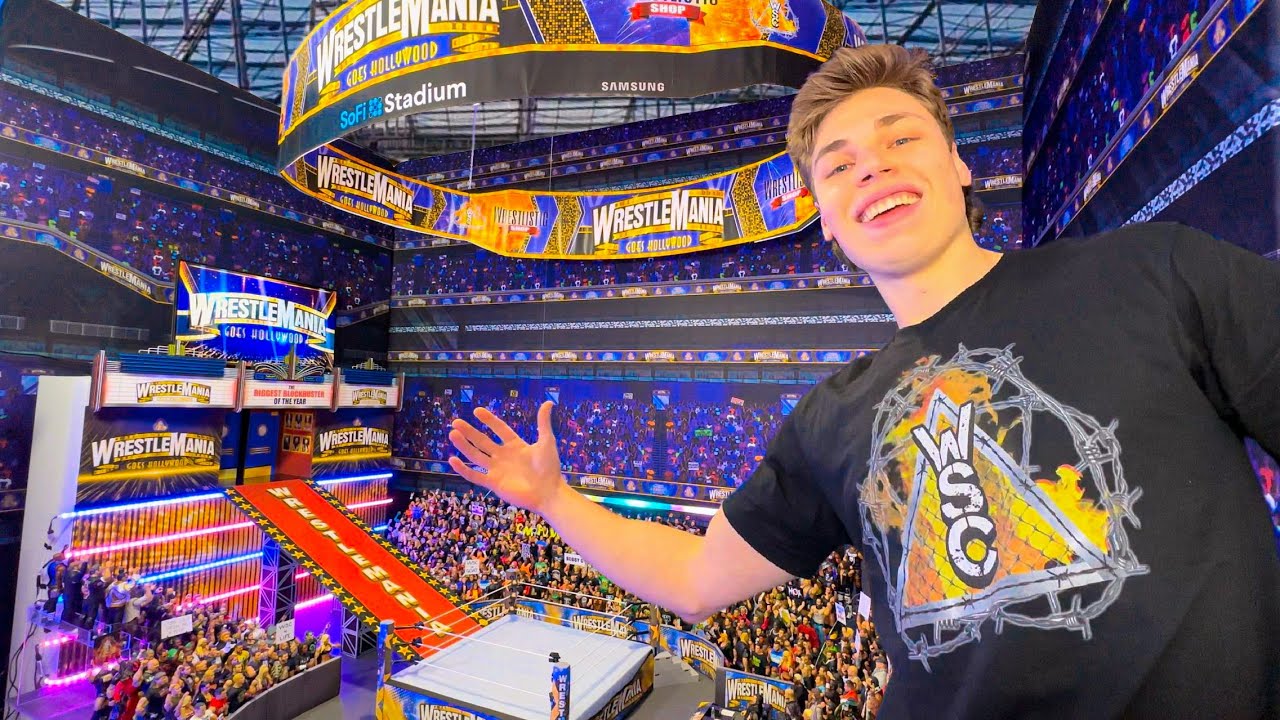 The Biggest WWE Action Figure Arena of ALL TIME! WrestleMania Hollywood!