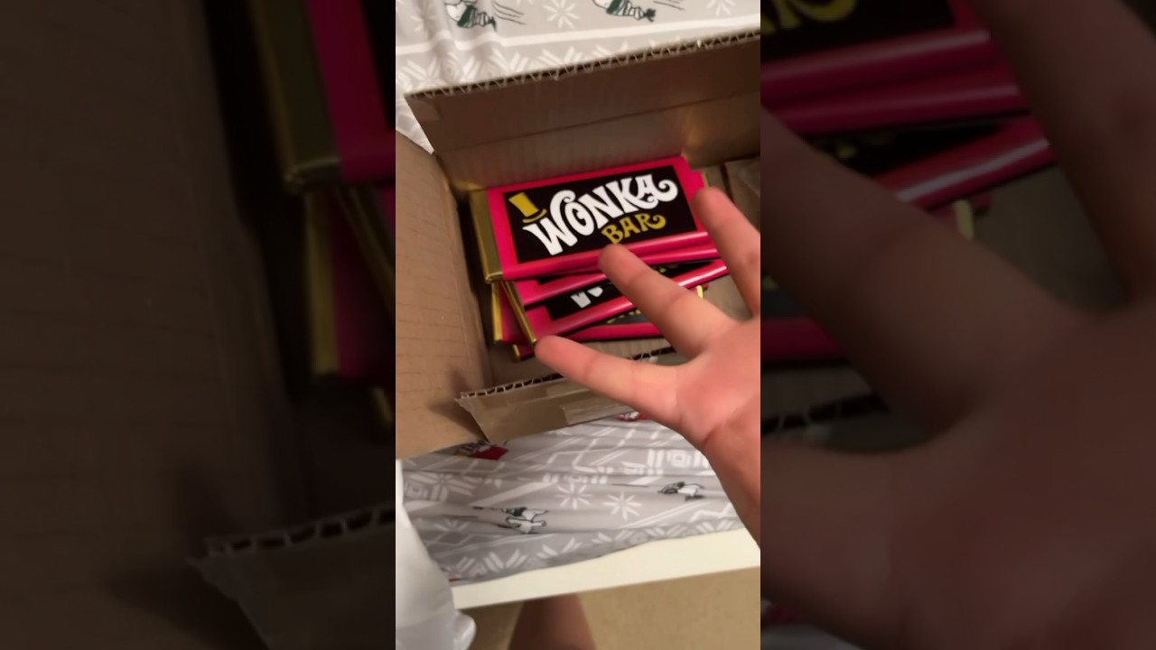 Wonka bars arrived!!