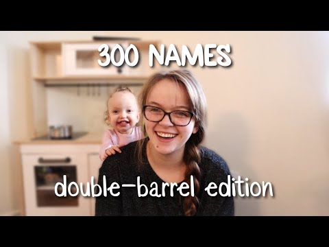 300 DOUBLE-BARREL NAMES: first/middle name combinations *UNIQUE* *2021*