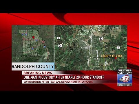 One man in custody after nearly 20 hour standoff