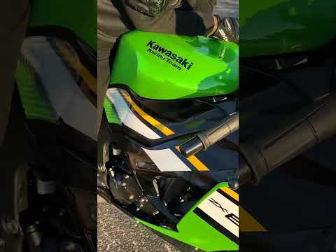 2025 kawasaki ninja zx6r lv Full system exhaust 🔊😌#kawasaki #zx6r #kawasakininja #2025
