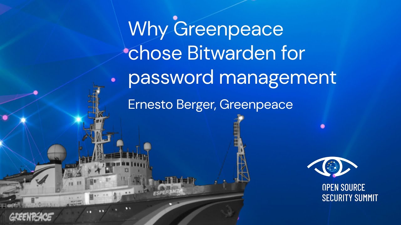 Ernesto Berger, Greenpeace: Open Source Security Summit 2022