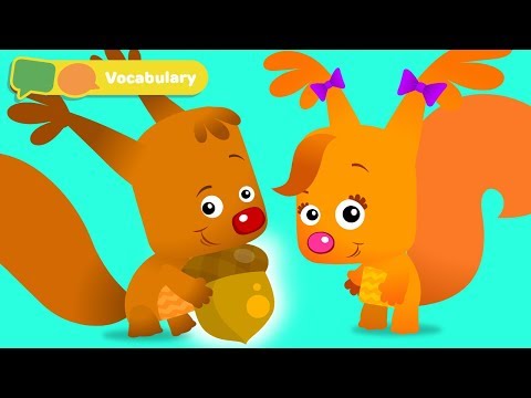 Learning First Words for Babies | We Found The Acorn with Sammy and Eve | Baby Sensory Stimulation