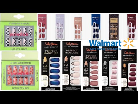 *NEW* Fake Nail Shopping At Walmart | PAINT LAB & SALLY HANSEN And IMPRESS NAILS π
2023