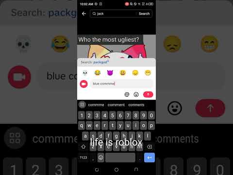 blue comment on tiktok! #tiktok #short