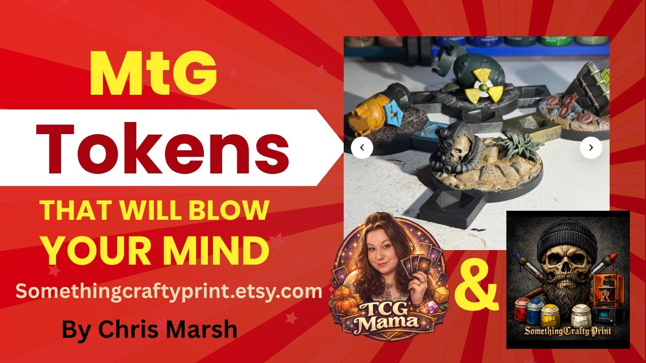 Custom 3D Tokens for Fallout & Unfinity 🔥 Etsy Find from SomethingCraftyPrint