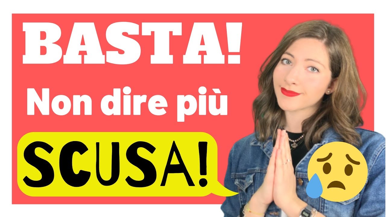 Tutti i modi per CHIEDERE SCUSA in italiano! – LearnAmo