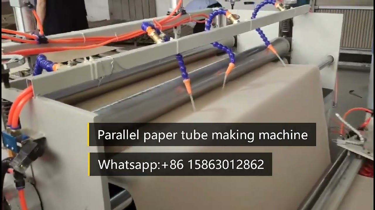 Parallel paper tube making machine for sale#manufacturing #factory