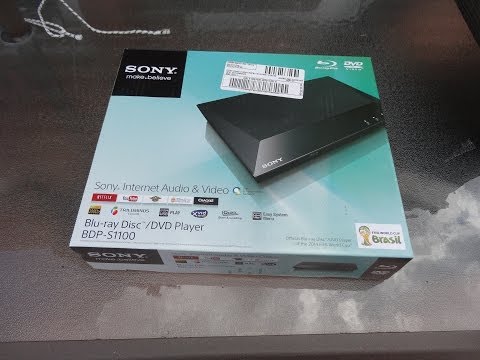 Sony BDP-S1100 Blu-ray Media Player Unboxing