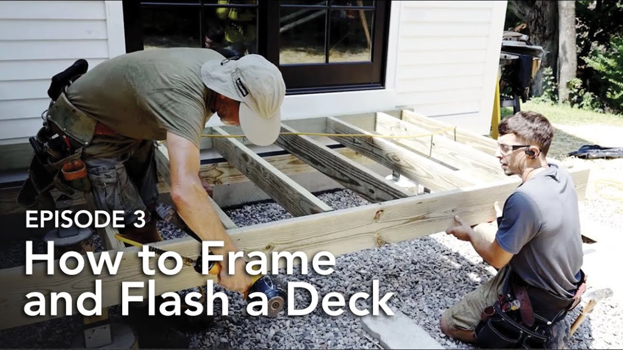 How to Frame a Deck: Prevent Twisting, Uplift & Water Damage