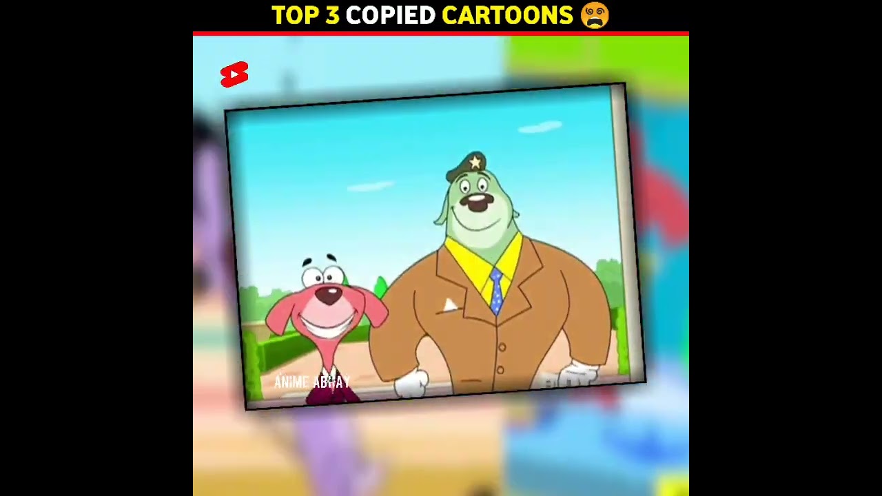 Top 3 copied cartoons 😵 || #shorts #viralshorts #youtubeshorts