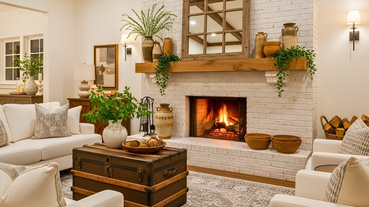 Modern Rustic Brick Fireplace Ideas You Can DIY to Instantly Transform Any Boring Space in Minutes