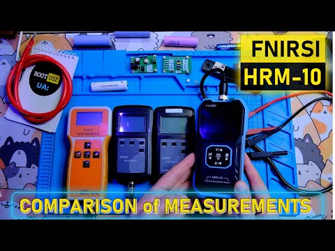 QR4You: Сomparison of measurements Fnirsi HRM-10, original and non-original Yaorea YR1035+, RC3563.