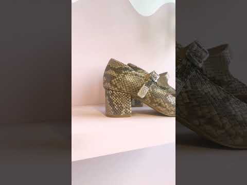 Snakeskin Mary Janes Made by Lucila 😍🐍