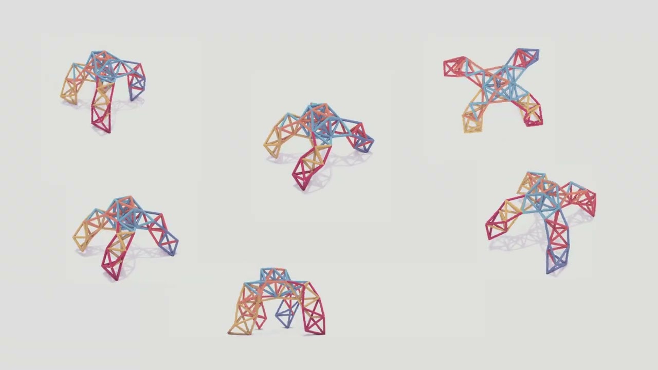 Optimization and control of metatruss systems using genetic algorithms