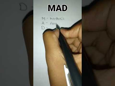 full form of MAD (5)