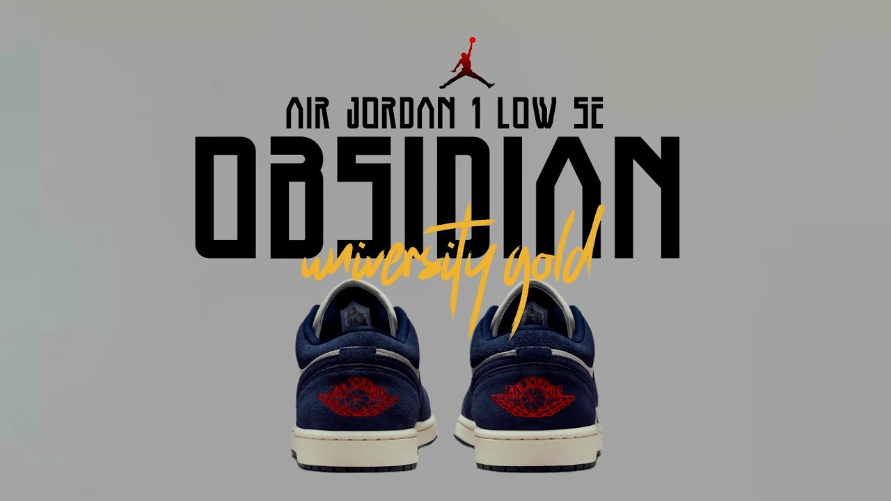 Air Jordan 1 Low SE ‘Obsidian & University Gold’ (2026) – First Look & Full Details!