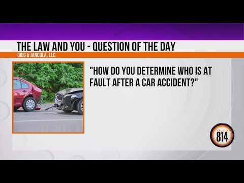 The Law & You: How Is Fault Determined in a Car Accident?