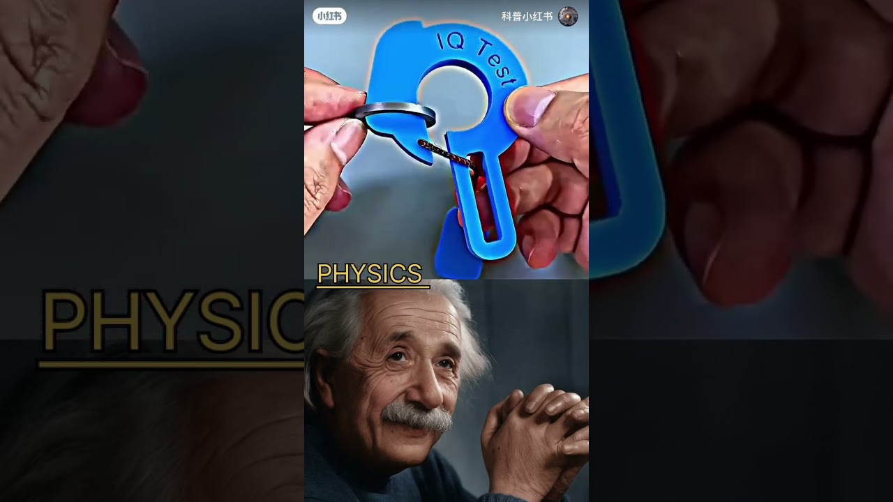 Einstein’s Loop Puzzle – The Genius Rope Challenge! 🧠🔗 #science #einstein #puzzle