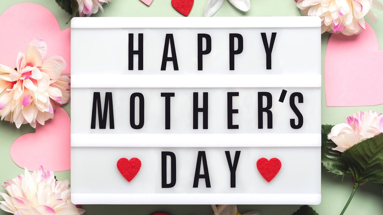 Happy Mother's Day Background for your TV, 4K No sound Mother's day wallpaper for your screen 1hr