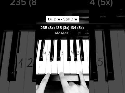 Dr.Dre - Still Dre -Simple Piano Tutorial